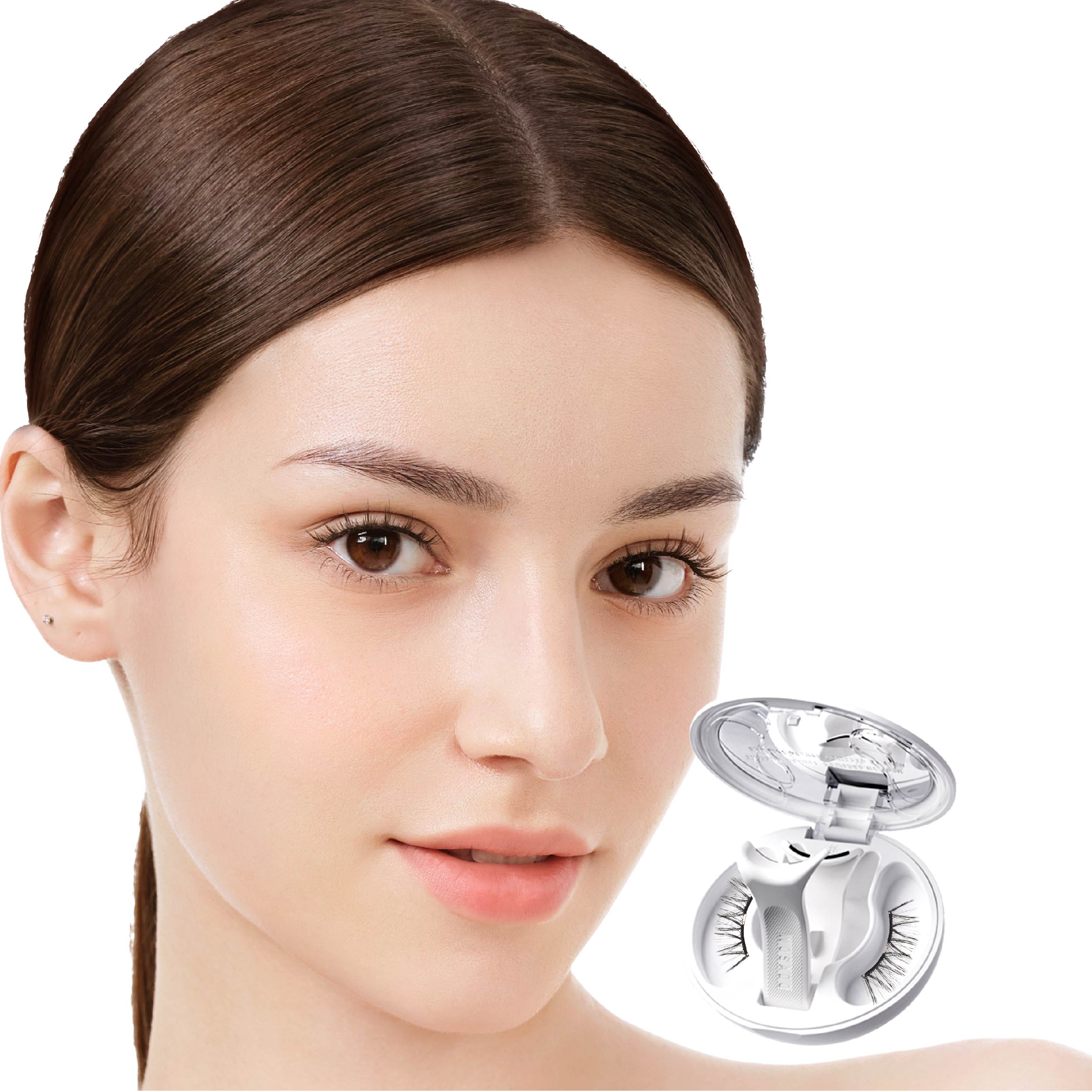 WOSADO® NO.4 Sunset Brown Soft Magnetic Eyelashes – Upgraded All-in-On ...